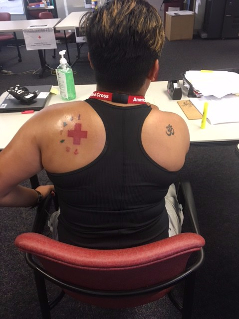 Red Cross tattoos bind volunteer team – Texas Gulf Coast American Red Cross